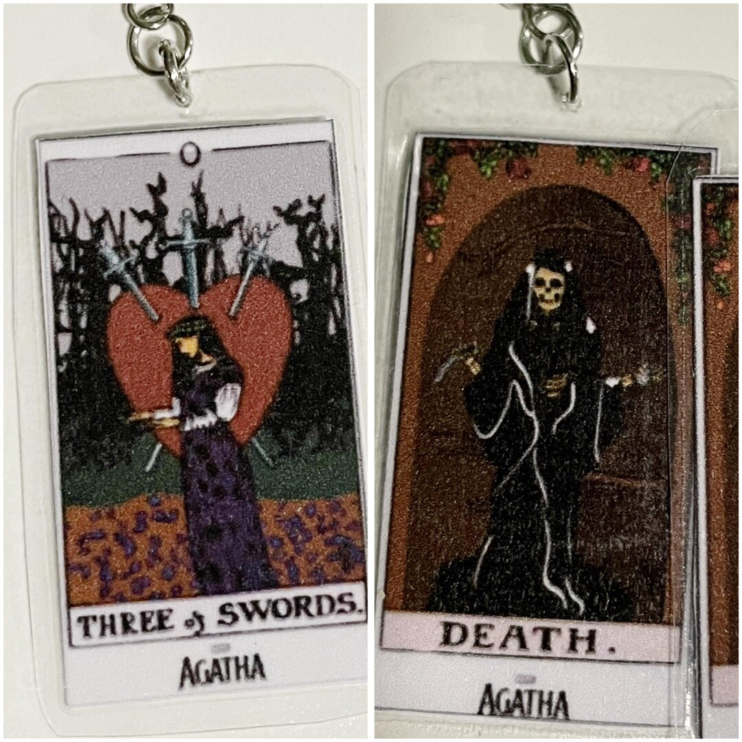 Agatha Harkness - Rio Vidal - Earrings - Tarot - Etsy