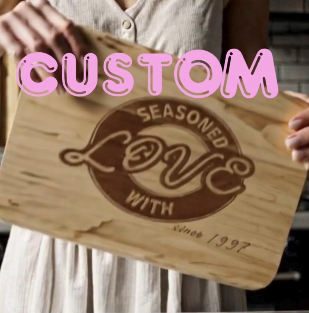 Custom Wedding or Anniversary Cutting Board With Custom Year Great Gift ...