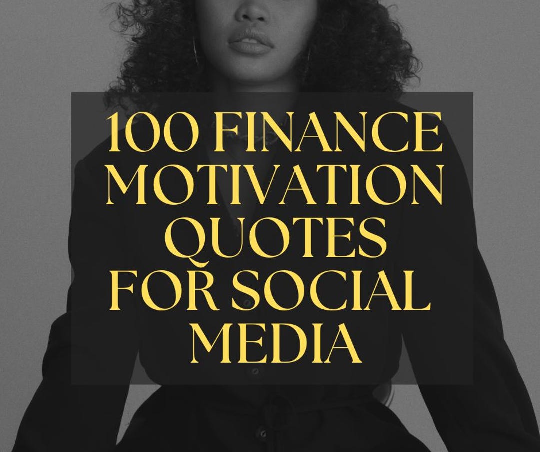 100 Financial Motivation Quotes for Instagram - Etsy