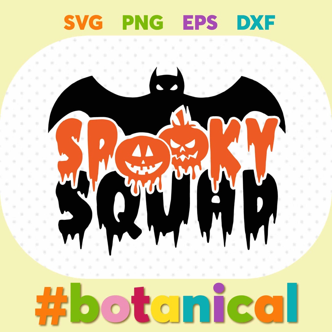 Spooky Squad Svg, Halloween Sublimation PNG, Halloween Gift, Halloween ...