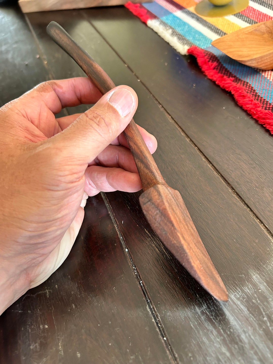 Cake Knife - Handmade From Black Walnut - Etsy