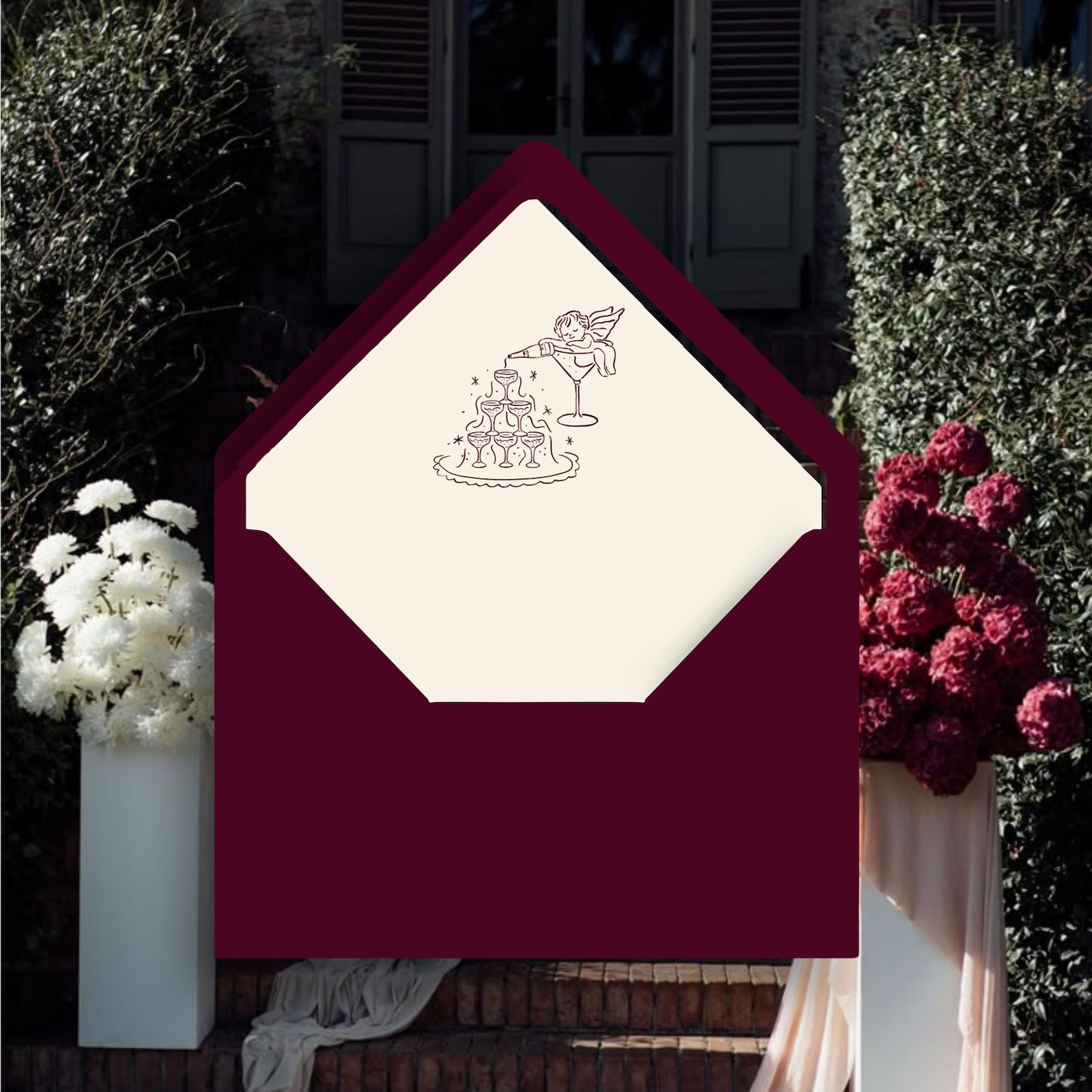 WEDDING ENVELOPE LINER Template | Save the Date, Wedding Invite, Rsvp ...