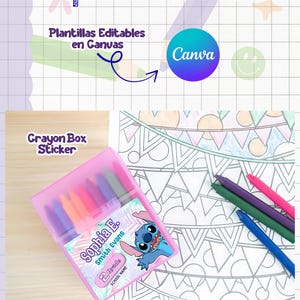 Editable School Labels in Canva - Etsy