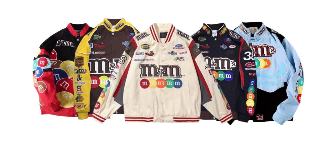 All Designs of M&M Jacket, Formula 1 Racing Jacket, Embroidered F1 ...