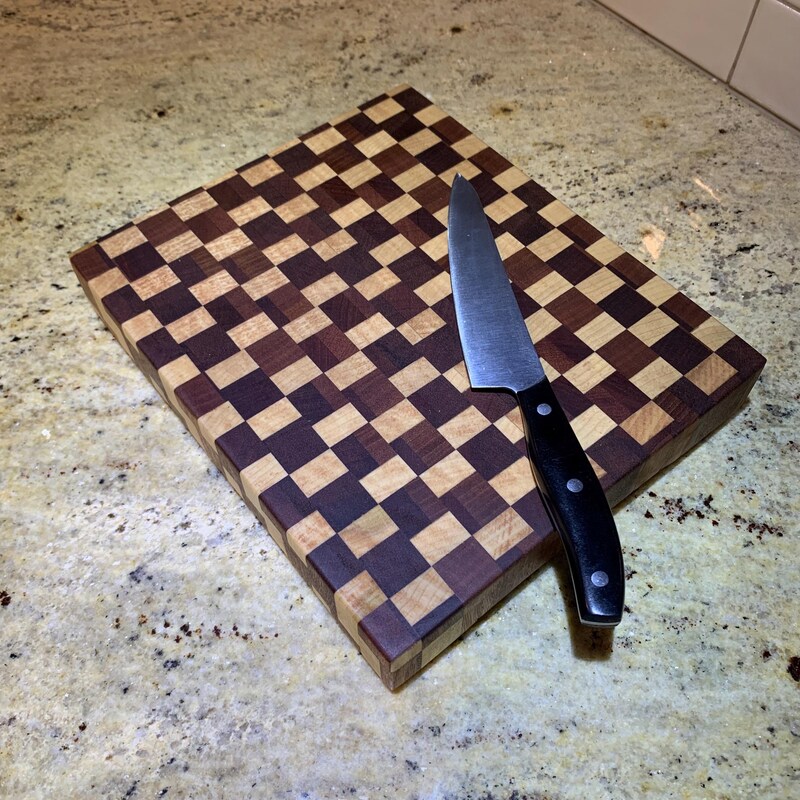 Wood Checker Board - Etsy
