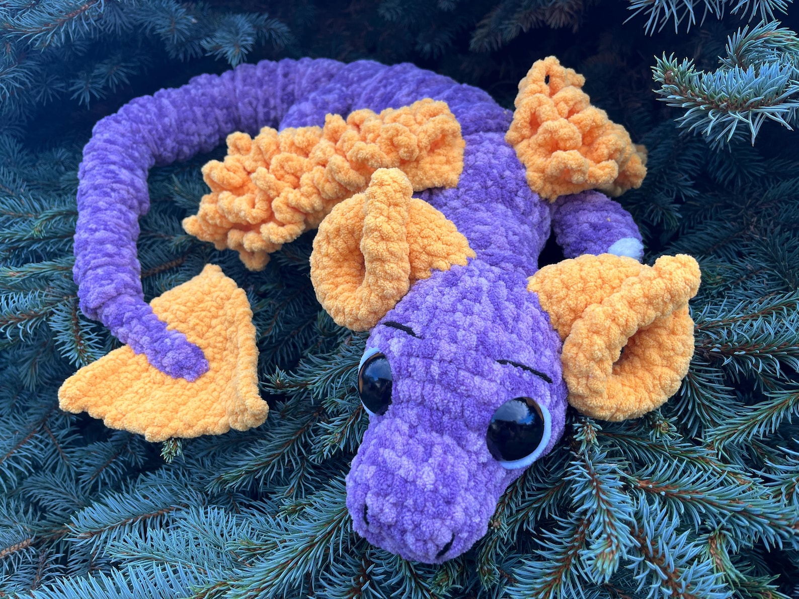 Archie the Articulated Dragon Crochet PATTERN (downloadable PDF) - Etsy