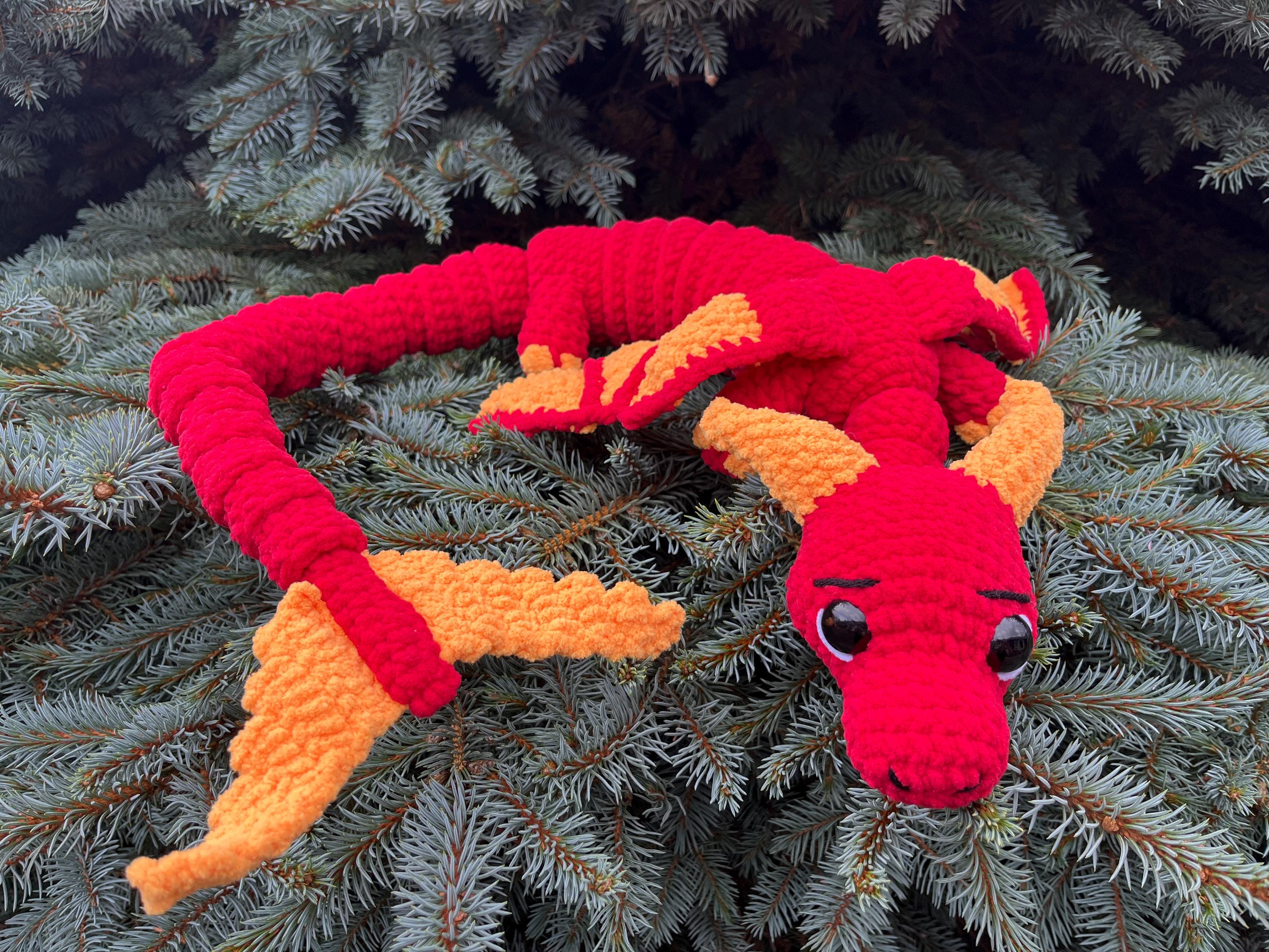 Archie the Articulated Dragon Crochet PATTERN (downloadable PDF) - Etsy