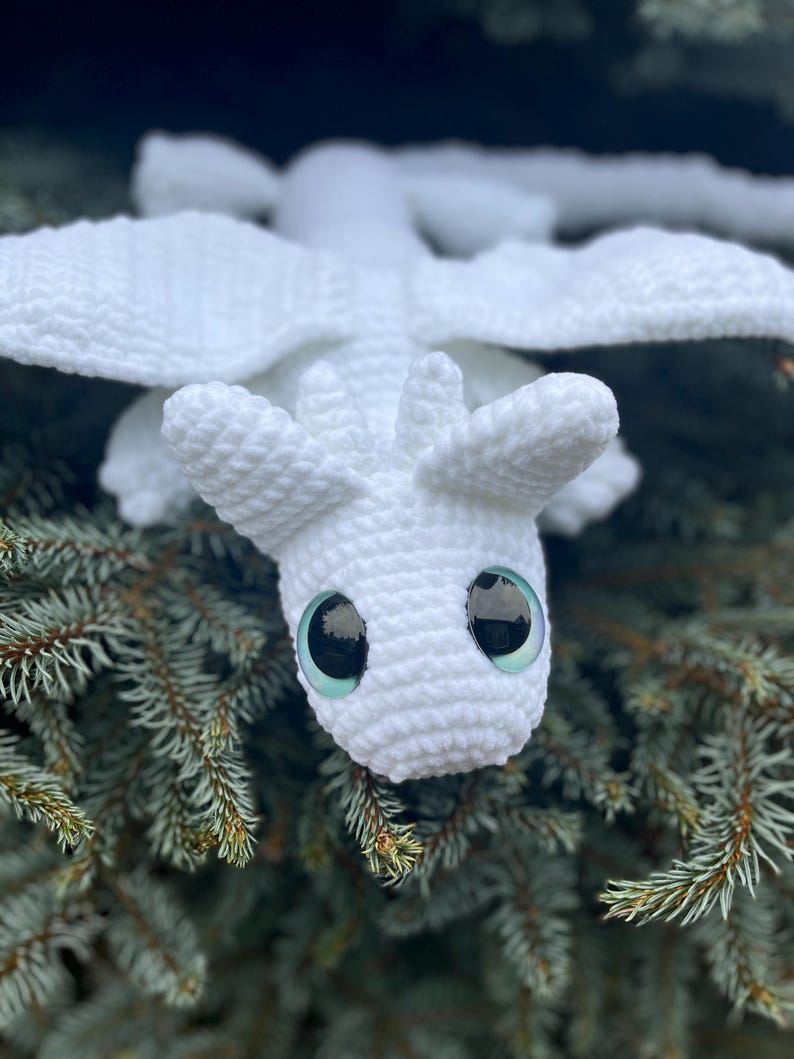 Nightshade the Fury Dragon Crochet Pattern (downloadable PDF) - Etsy