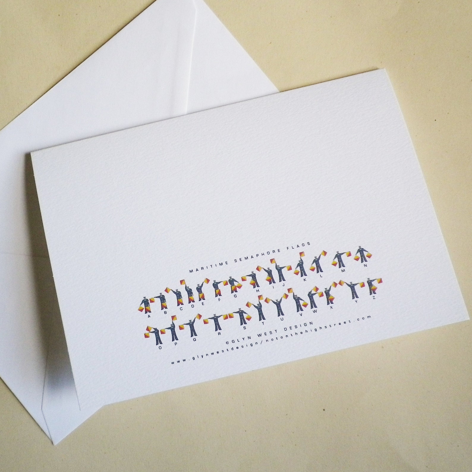 Personalised Happy Birthday Semaphore Flags Card - Etsy