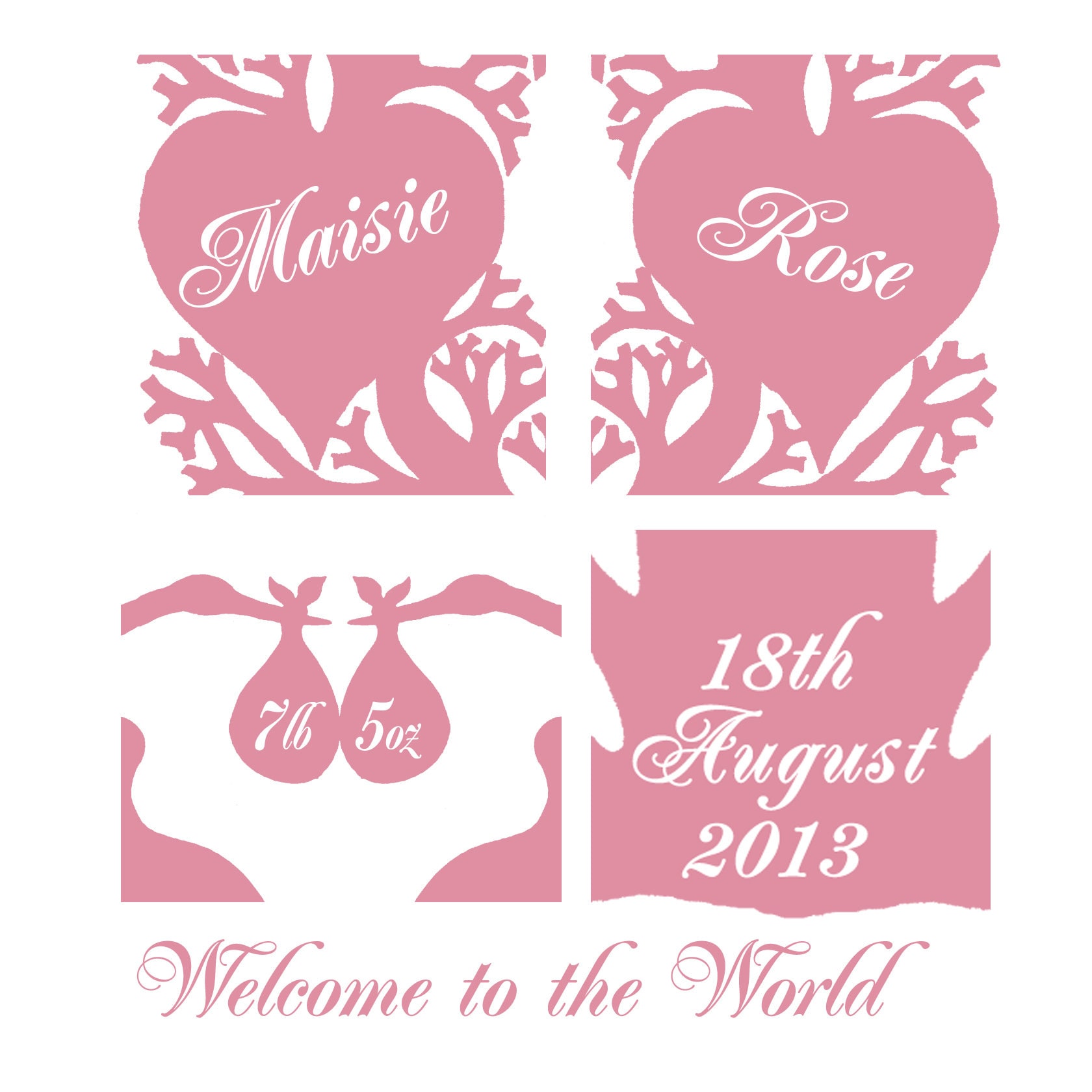 Personalised New Baby Print - Etsy