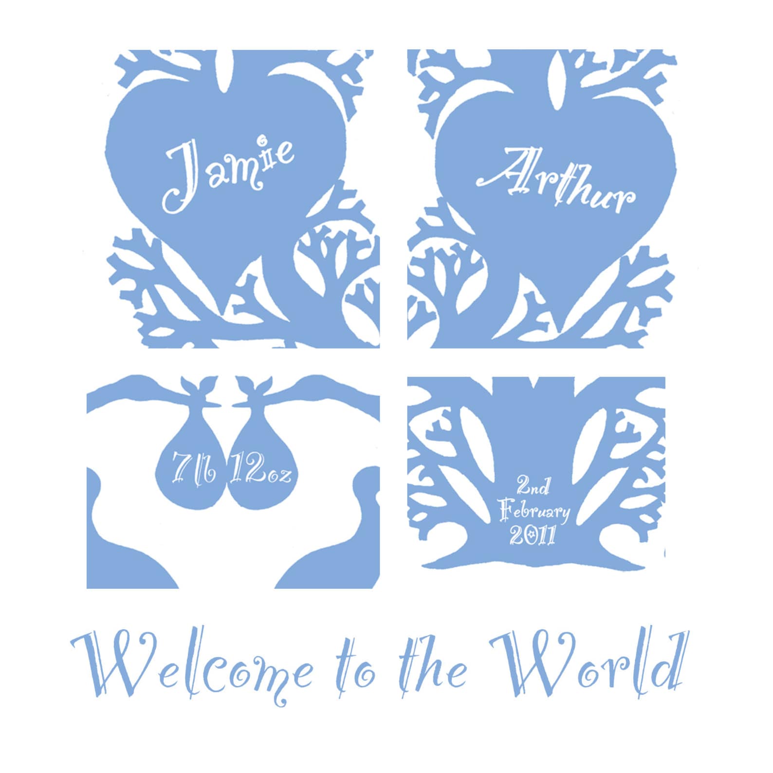 Personalised New Baby Print - Etsy