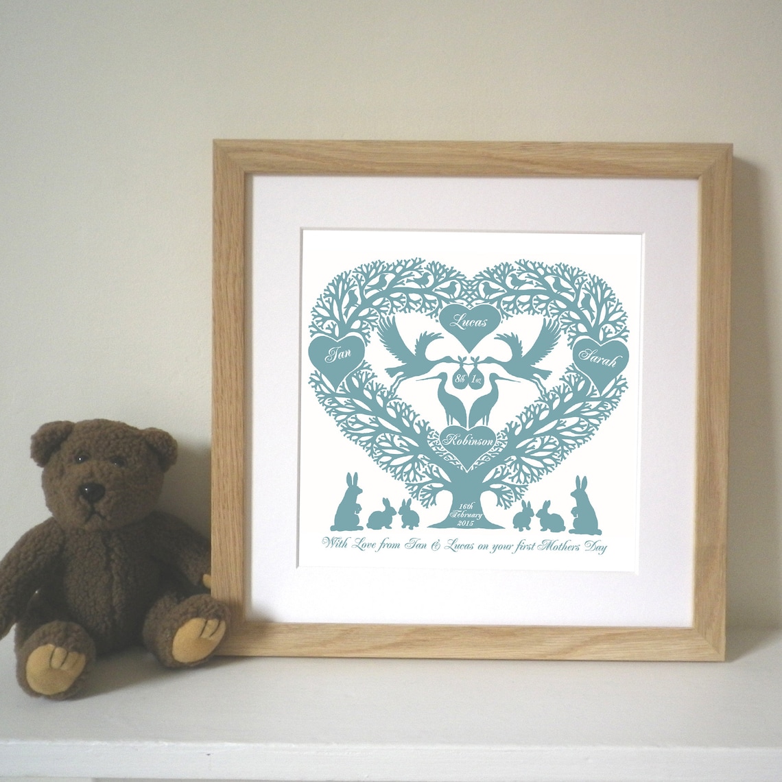 Personalised New Baby Print - Etsy