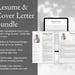 ATS Friendly Resume Cover Letter Template Word, Pages, Google Docs, ATS ...