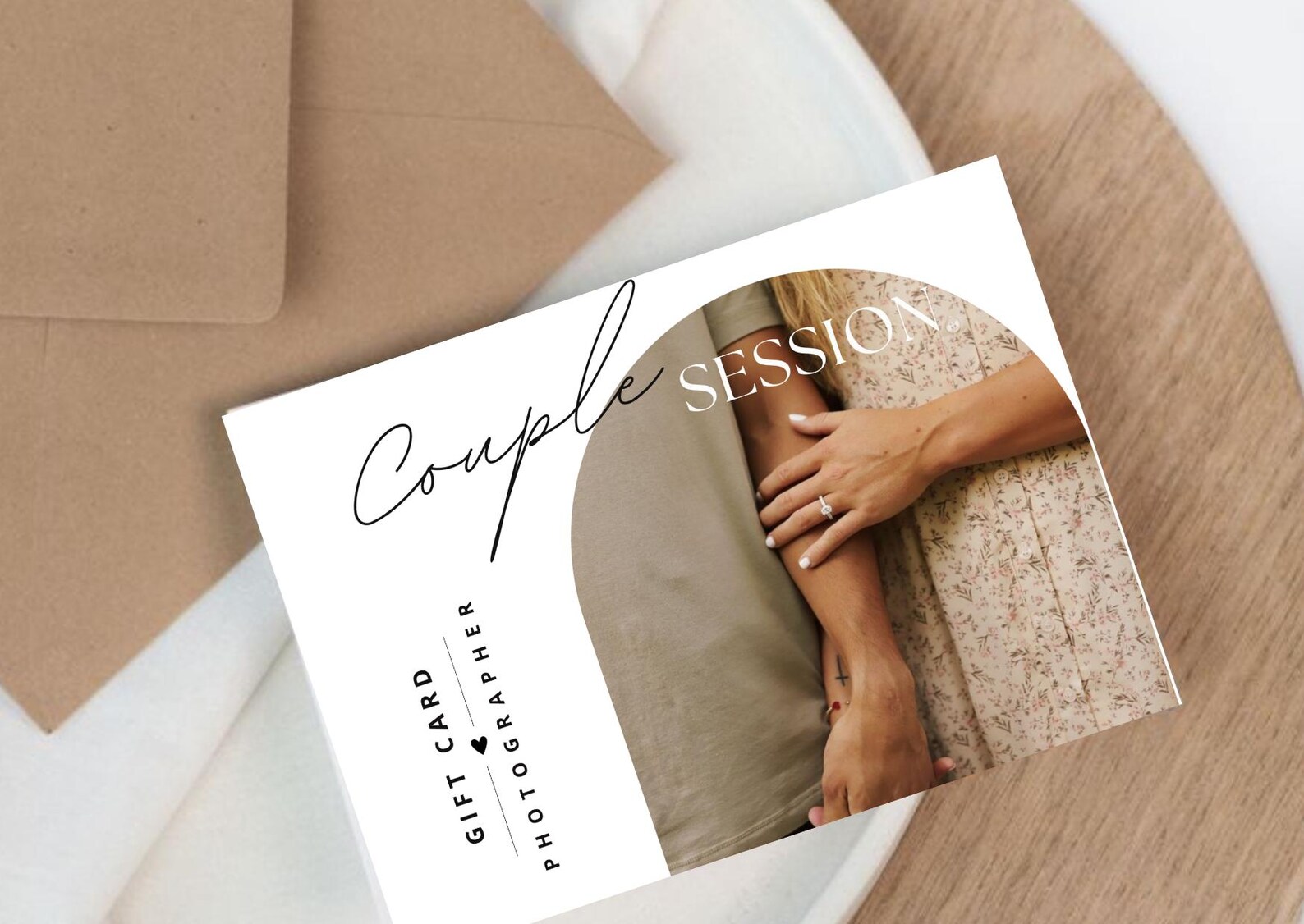 Couple Photos Gift Voucher Template, Photographer, Photoshoot, Couple ...