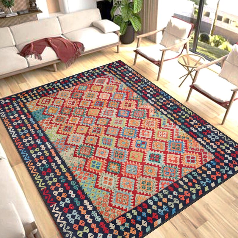 Bohemian Carpet - Etsy