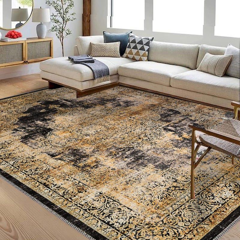 Distressed Rug - Etsy