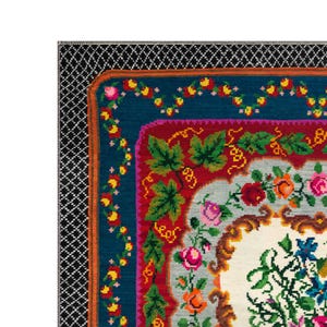 Turkish Handmade Look Vintage-inspired Floral Area Rug–colorful ...