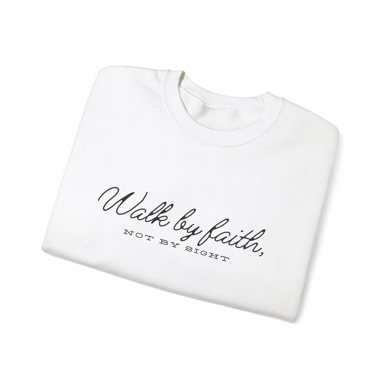 Walk by Faith Crewneck Sweatshirt for Christian Women - Etsy