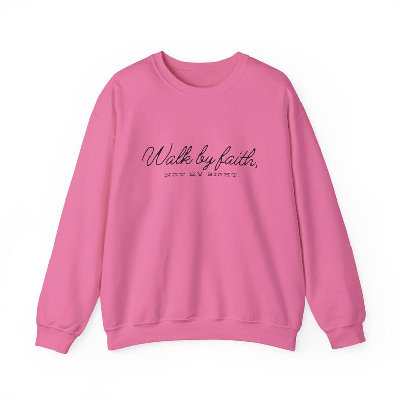 Walk by Faith Crewneck Sweatshirt for Christian Women - Etsy