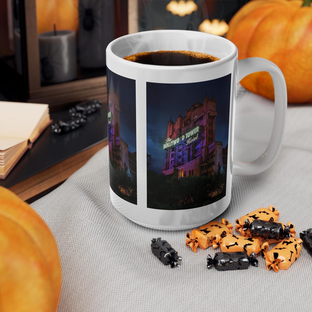 Disney's Hollywood Tower of Terror Ceramic Coffee Cups, 11oz, 15oz - Etsy