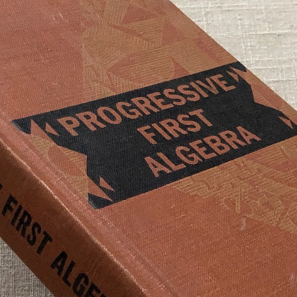 Vintage Math Book - Etsy