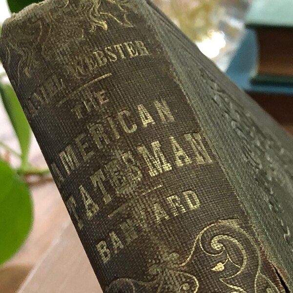Antique Websters Dictionary - Etsy