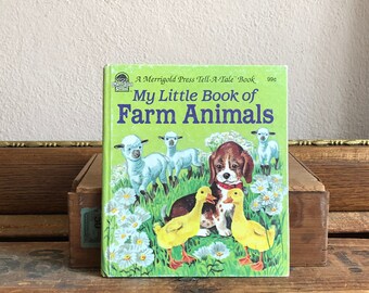 Farm animals book | Etsy