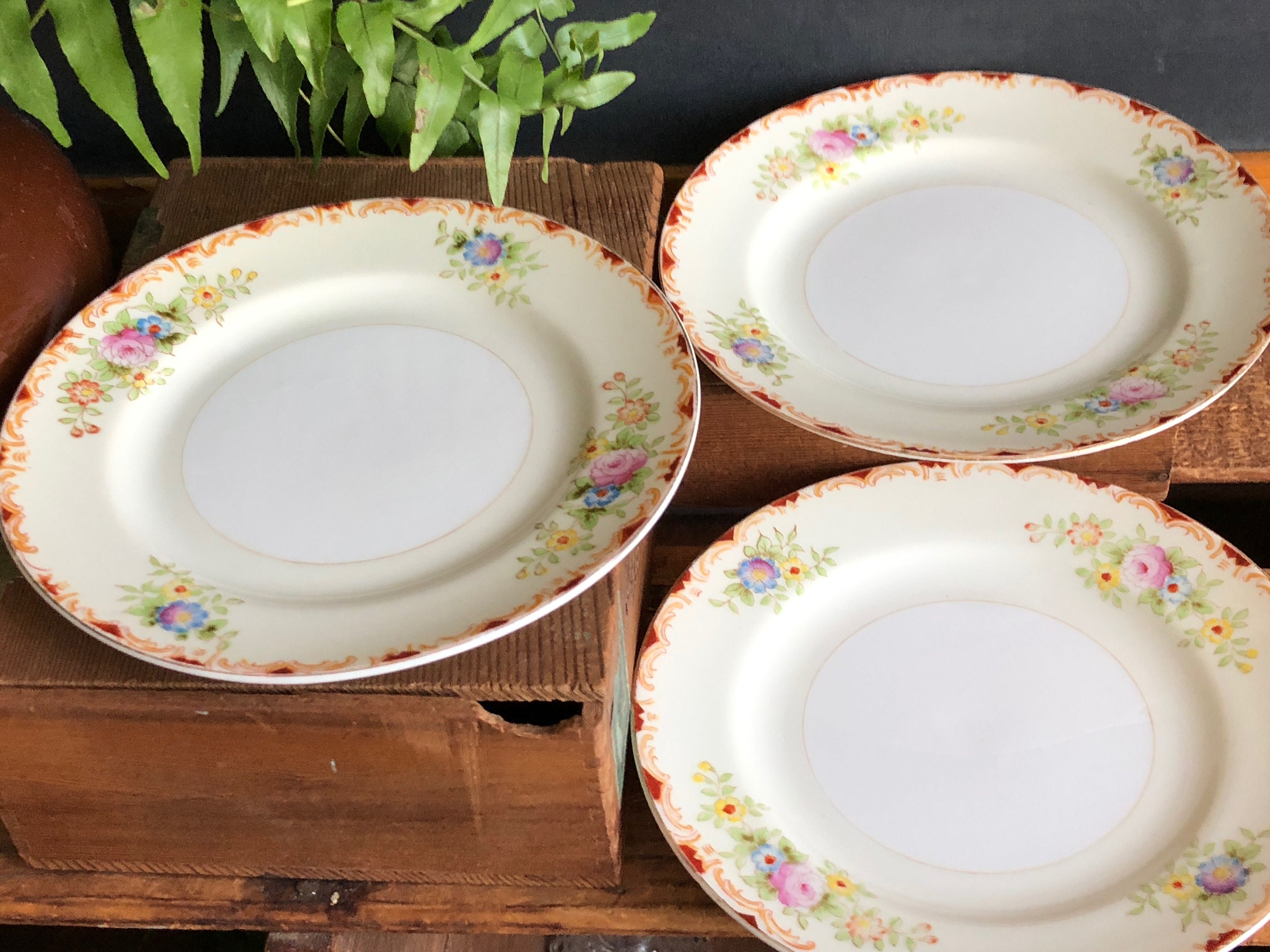 Kitchen & Dining Vintage National China Plate Home & Living etna.com.pe