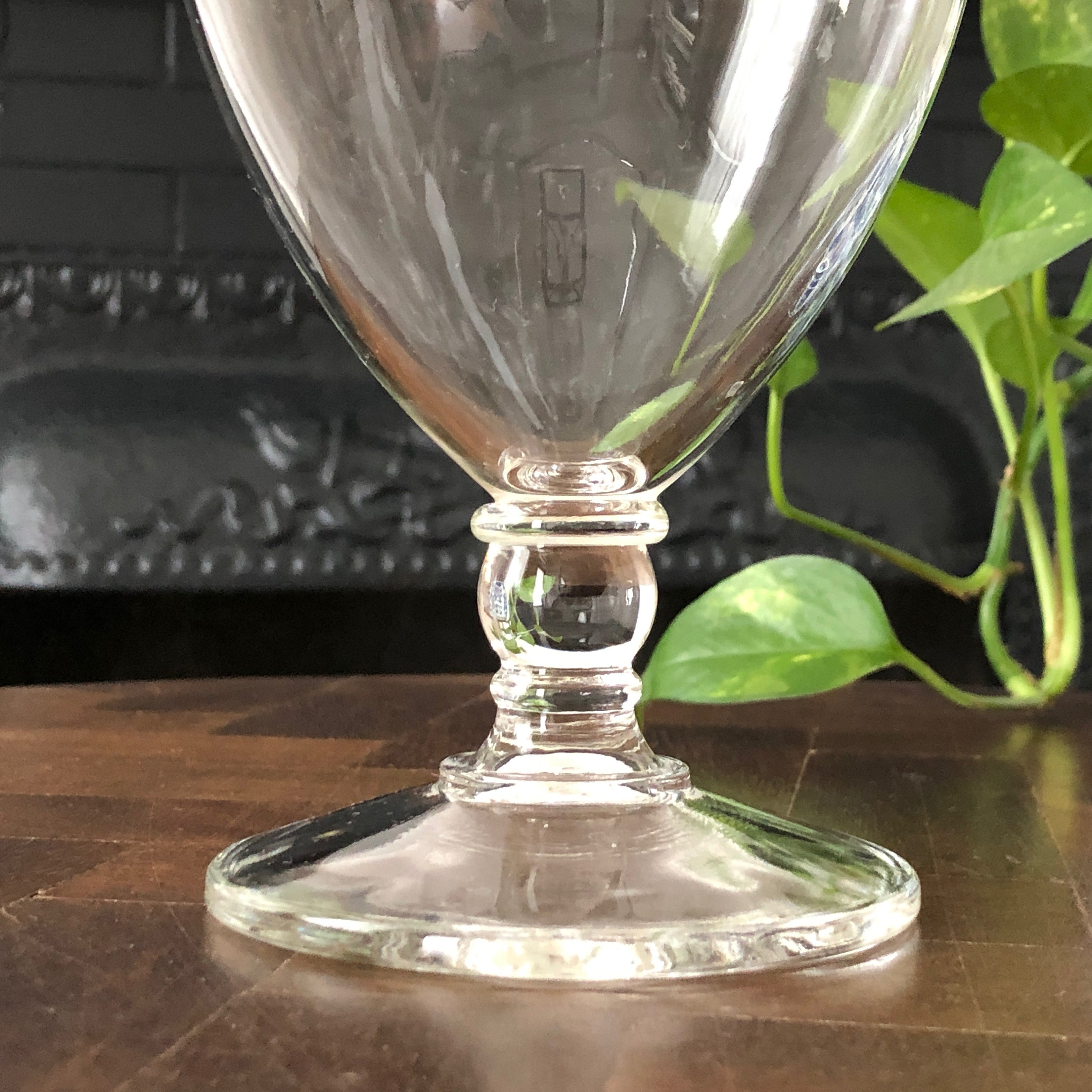 Apothecary Jar Pedestal Jar Tall Glass Storage Large Container Etsy