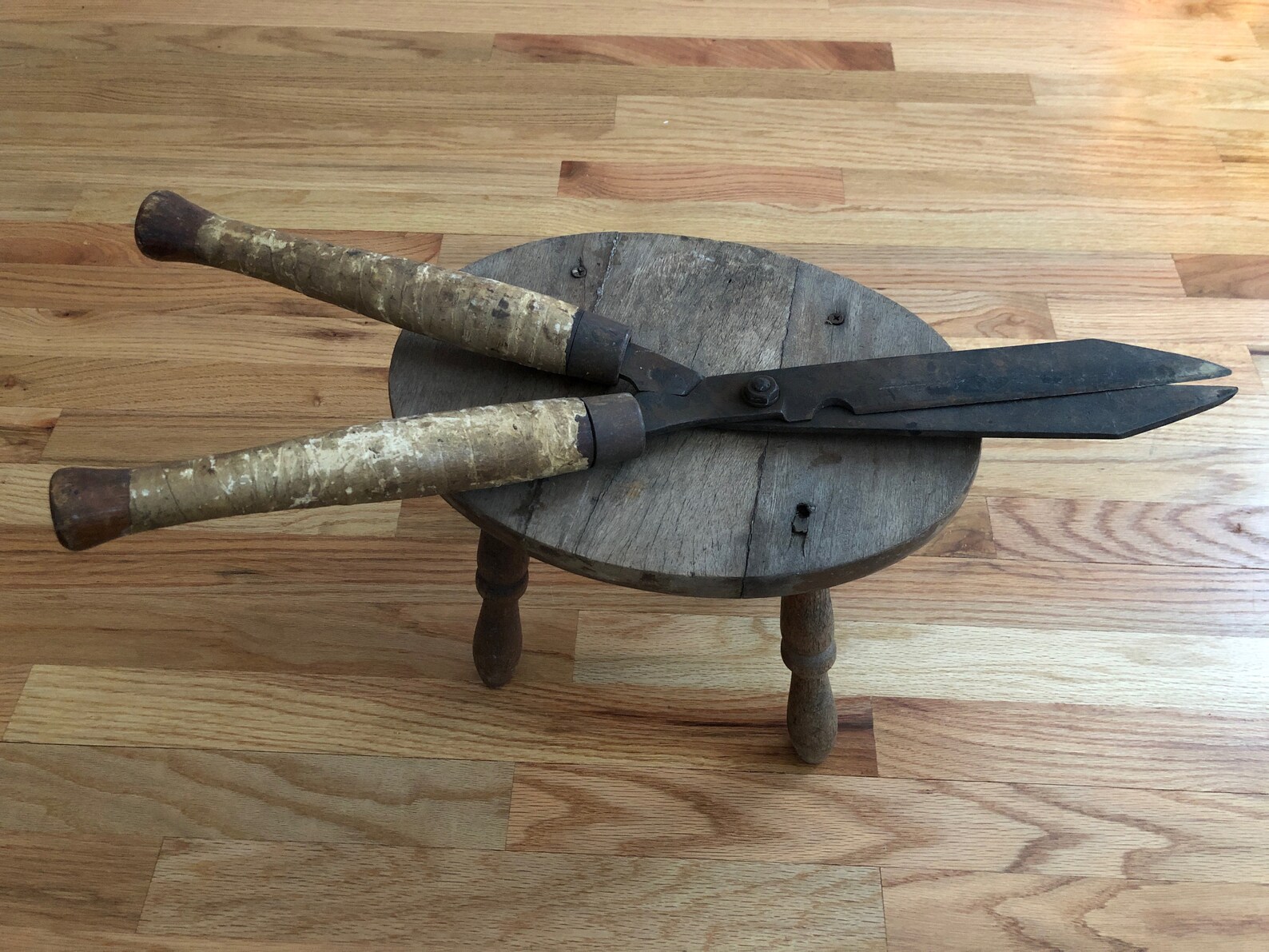 Large Clippers Hedge Garden Landscape Hand Tools Wood Handles - Etsy