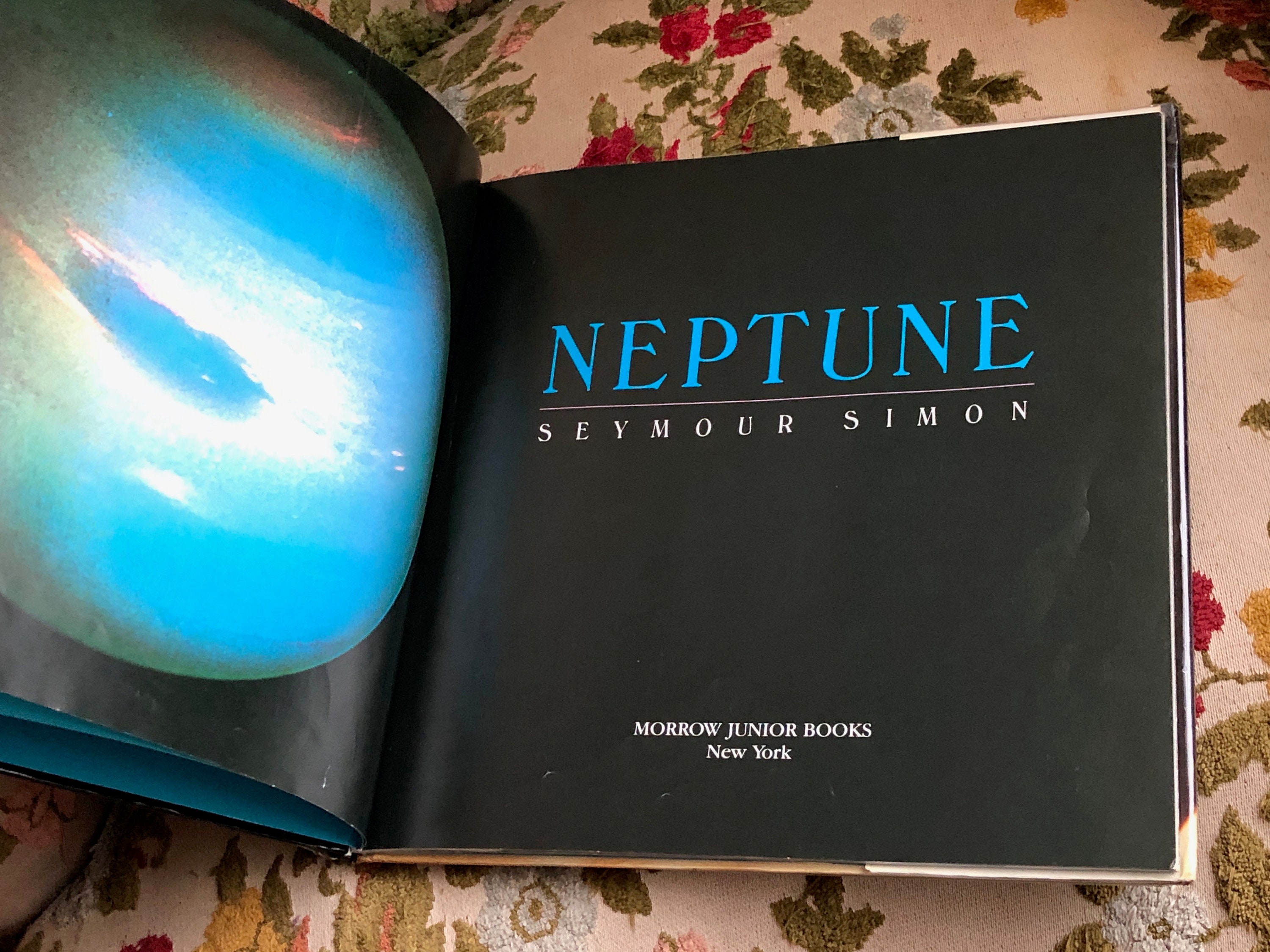 Neptune Book Space Exploration Planets Solar System Vintage | Etsy