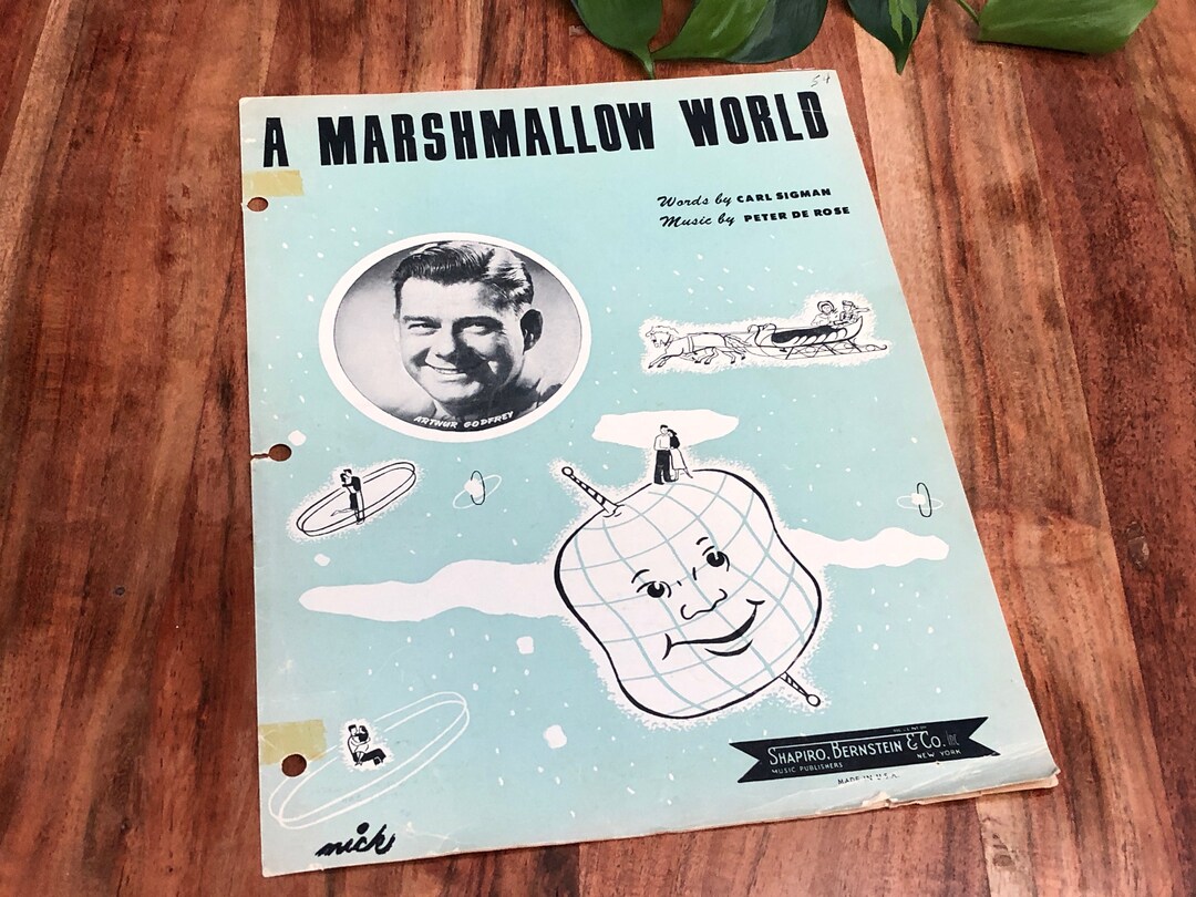 A Marshmallow World Christmas Song Arthur Godfrey Peter De Rose Carl ...