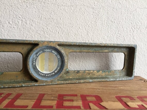 Level Tool Vintage Mayes Bros Tool Manufacturing Co. Port | Etsy