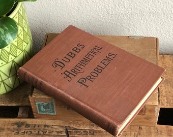 Vintage Math Book - Etsy