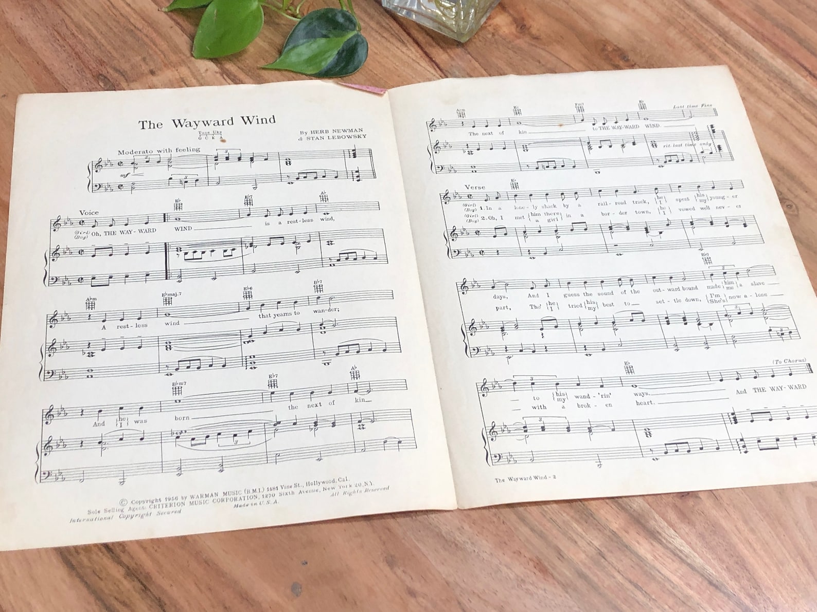 The Wayward Wind Song 1956 Gogi Grant Tex Ritter Warman Music - Etsy France