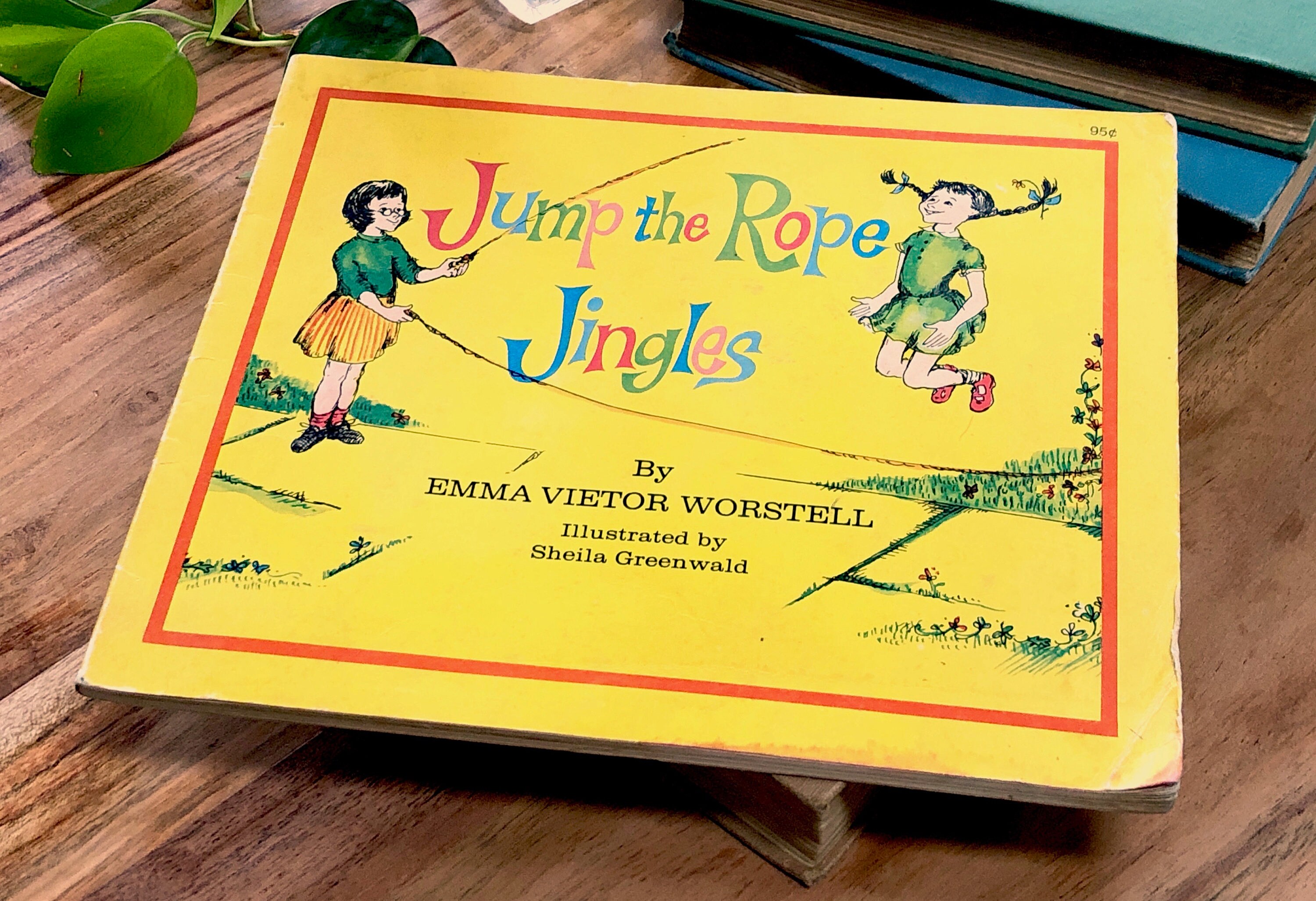 Jump Rope Jingles Book Children's Book Vintage Distressed - Etsy UK