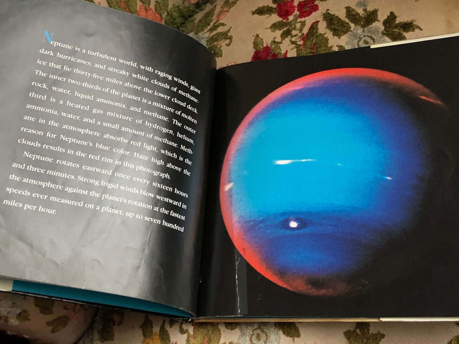 Neptune Book Space Exploration Planets Solar System Vintage | Etsy