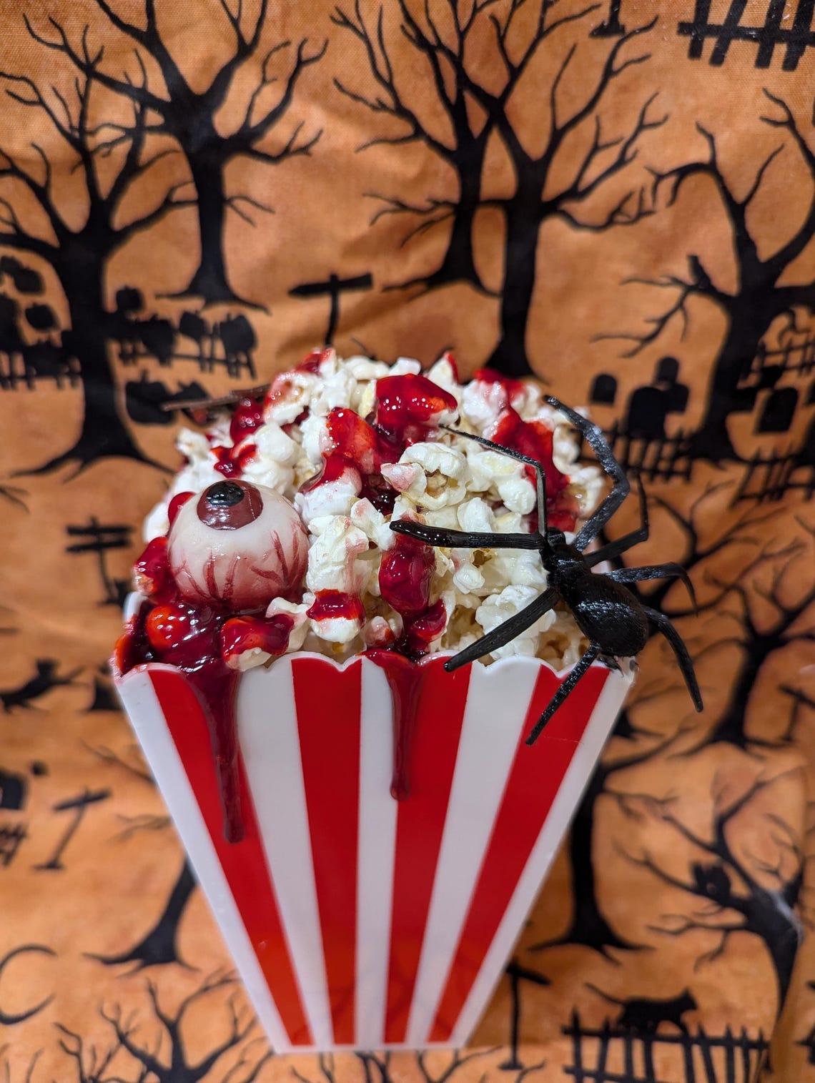 Handmade Spooky Popcorn Decor: Horror Movie Night Prop - Etsy