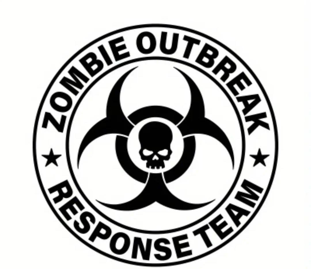 Zombie Outbreak Response Team Decal - Waterproof Durable Vinyl Sticker ...