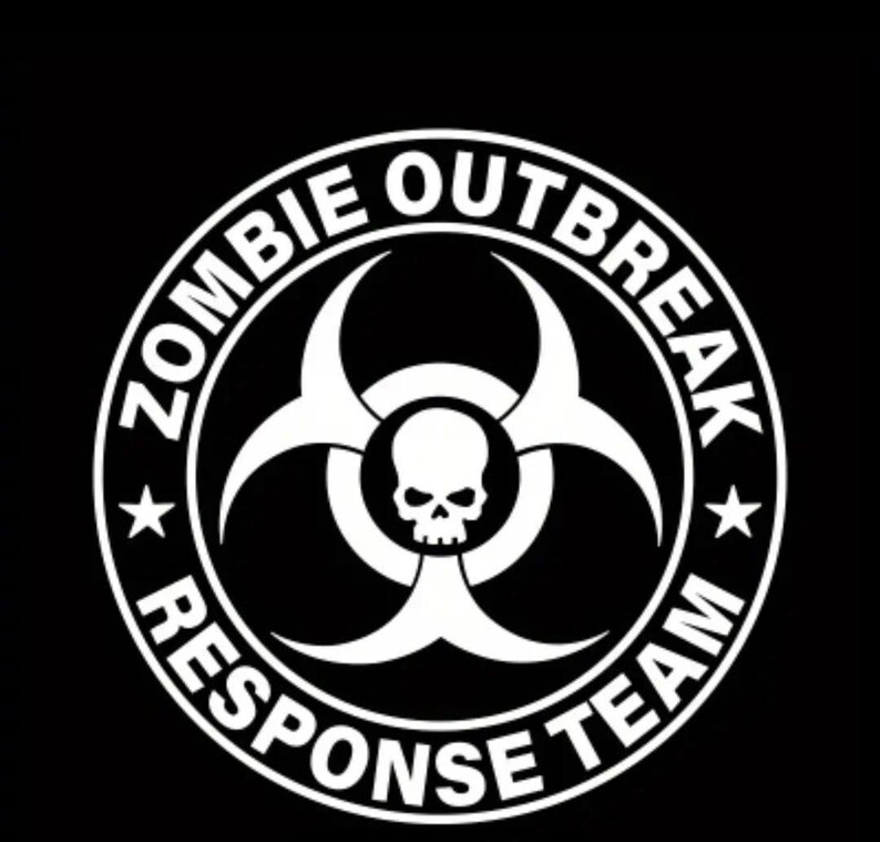 Zombie Outbreak Response Team Decal - Waterproof Durable Vinyl Sticker ...