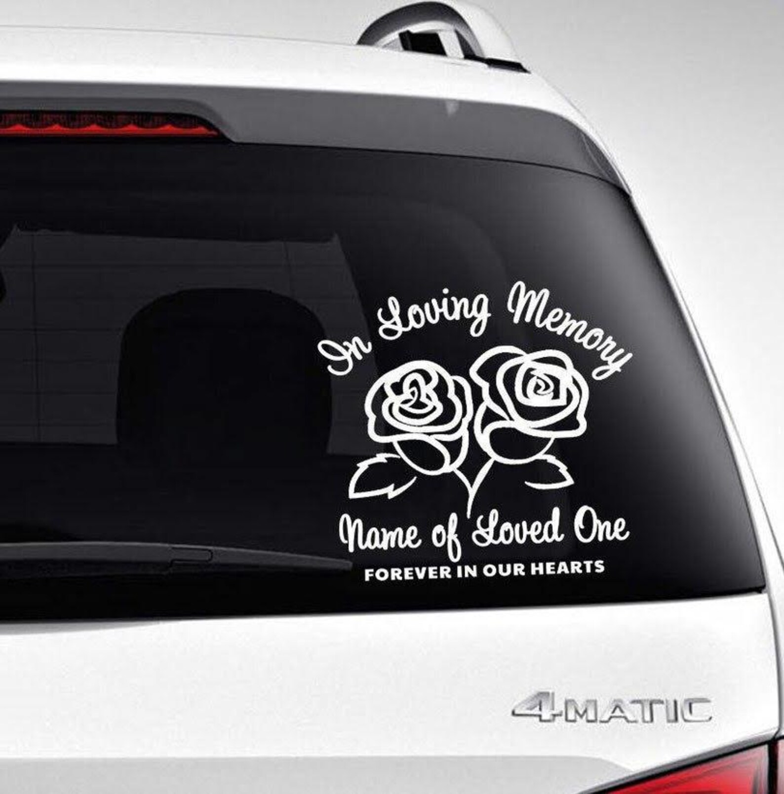Custom in Loving Memory Decal High Quality Vinyl With 6-year Outdoor ...