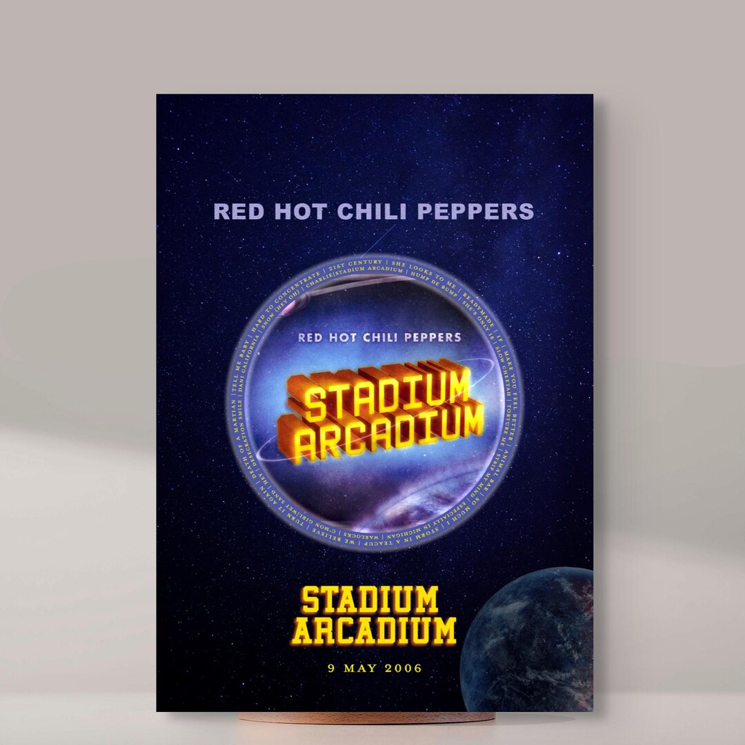 Red Hot Chili Peppers Stadium Arcadium Poster - Etsy