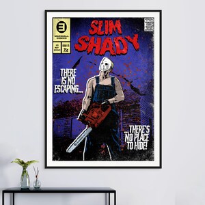 Eminem/slim Shady Comic Book Poster - Etsy