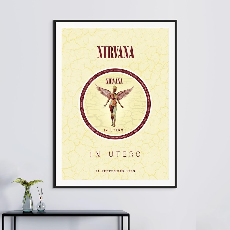 Nirvana in Utero Poster - Etsy