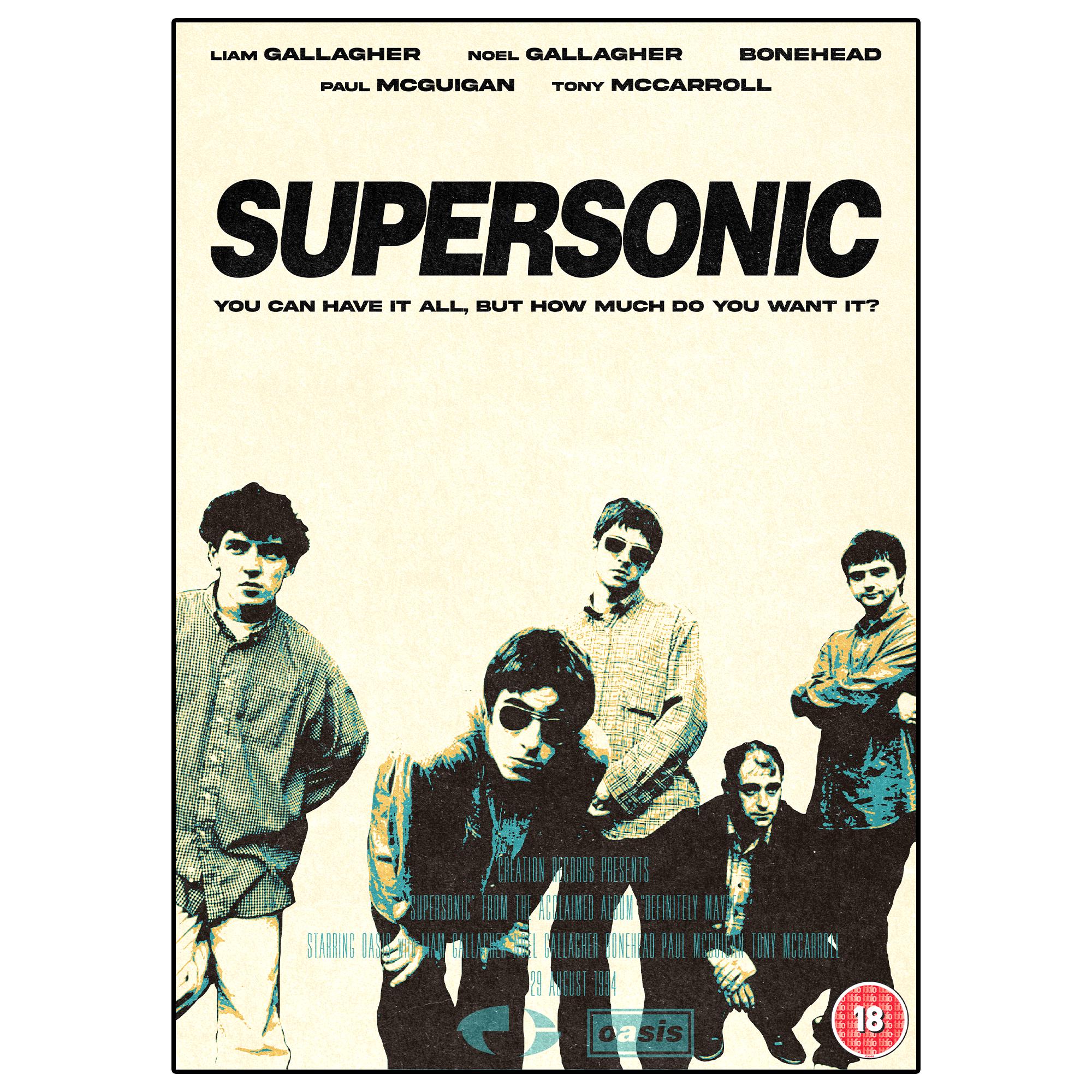 Oasis Supersonic Movie Poster - Etsy