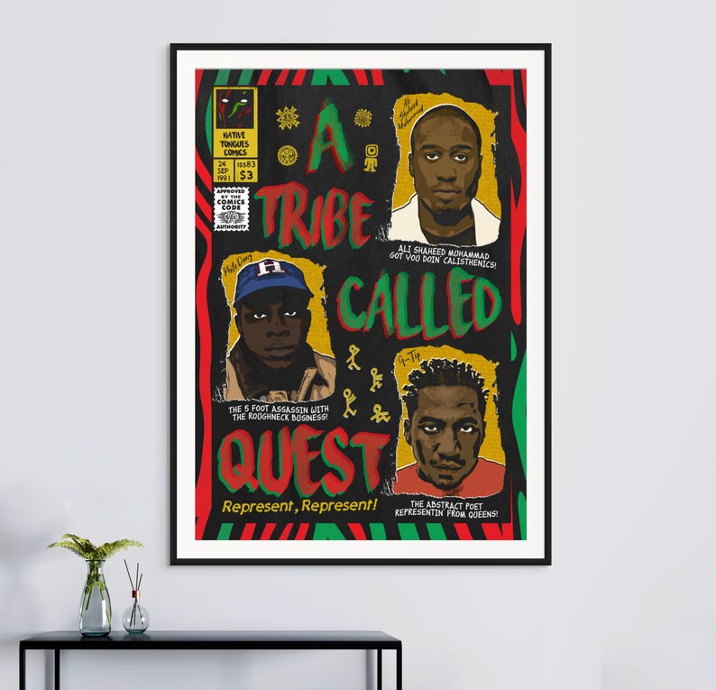 A Tribe Called Quest Comic Book Poster - Etsy