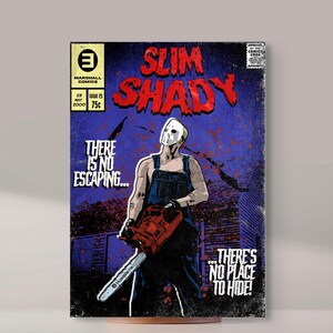 Eminem/slim Shady Comic Book Poster - Etsy