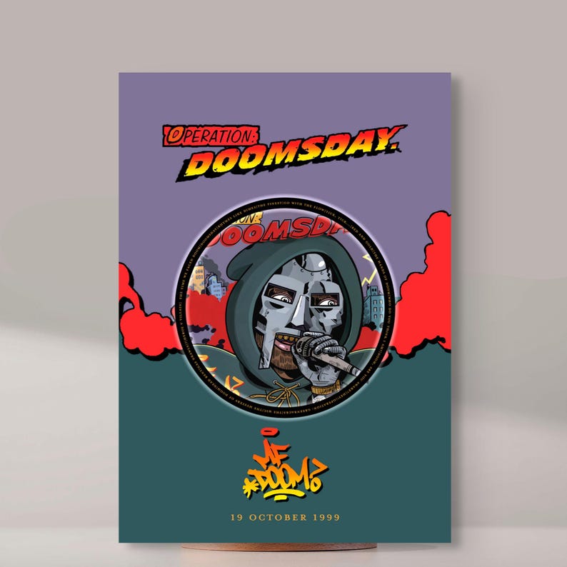 MF DOOM Operation Doomsday Poster - Etsy