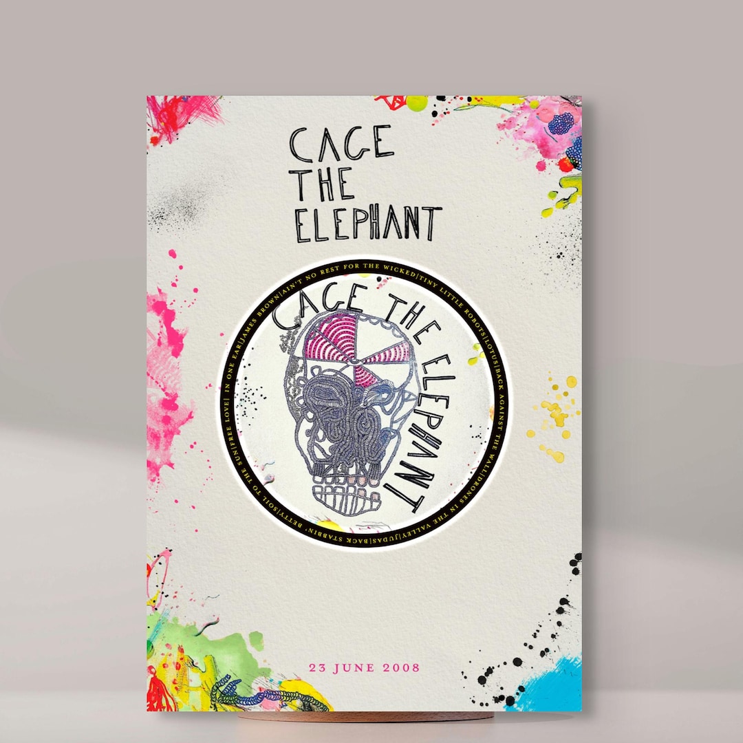Cage the Elephant Self Titled Album Poster - Etsy