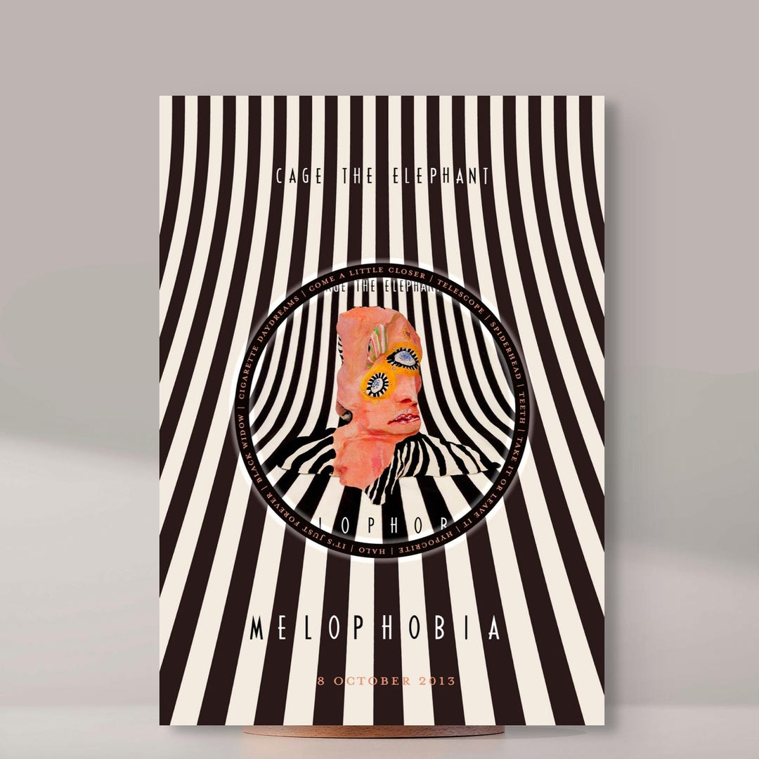 Cage the Elephant Melophobia Poster - Etsy